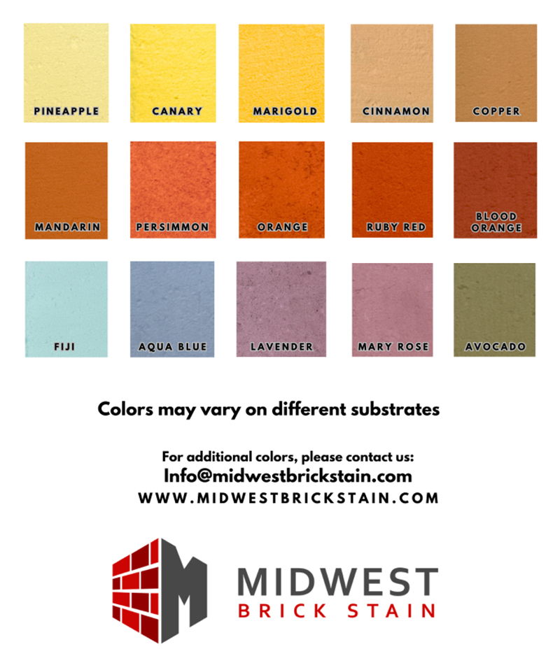 Pick Your Color - Midwest Brick Stain